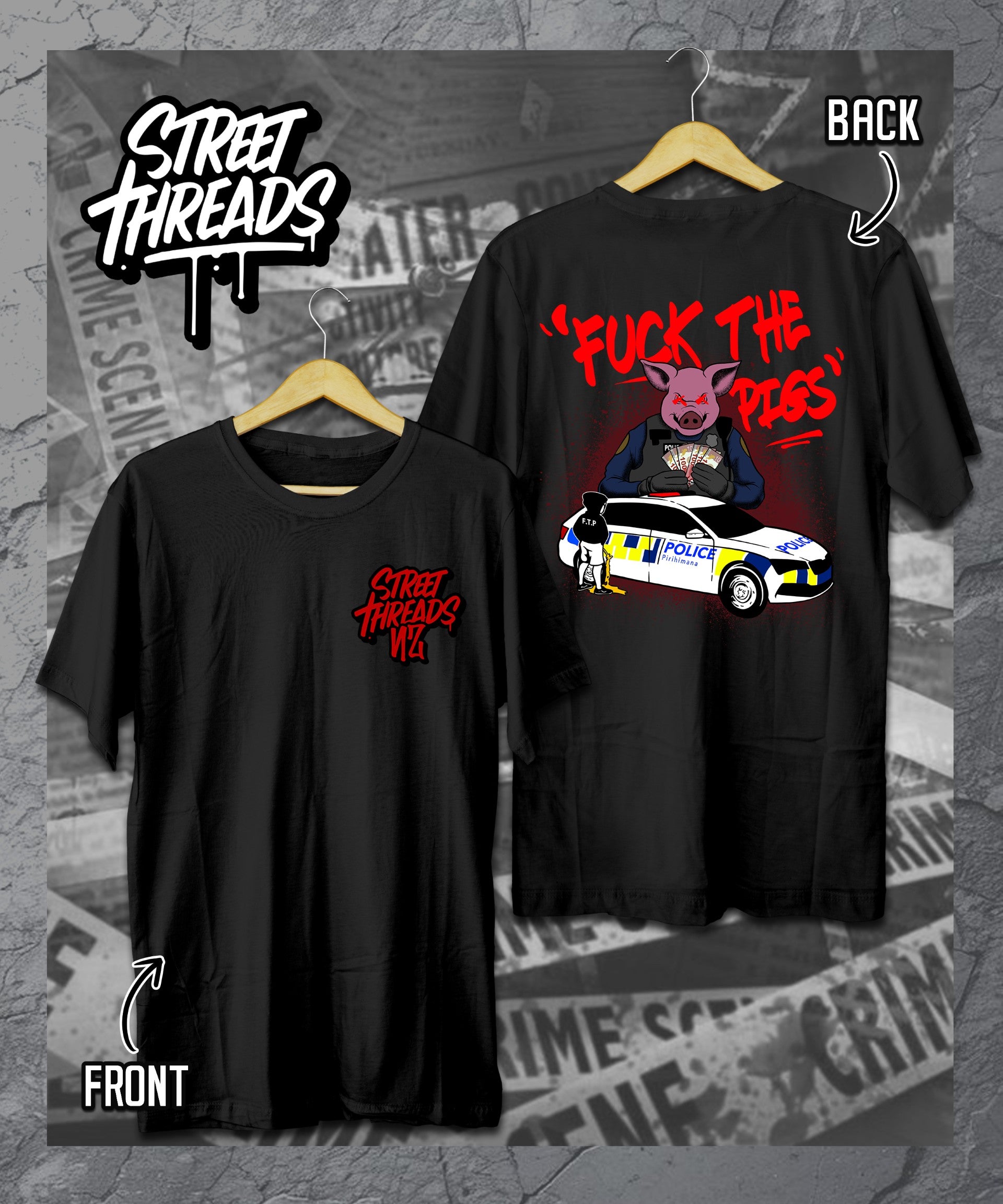 F##k The pigs – Street threads